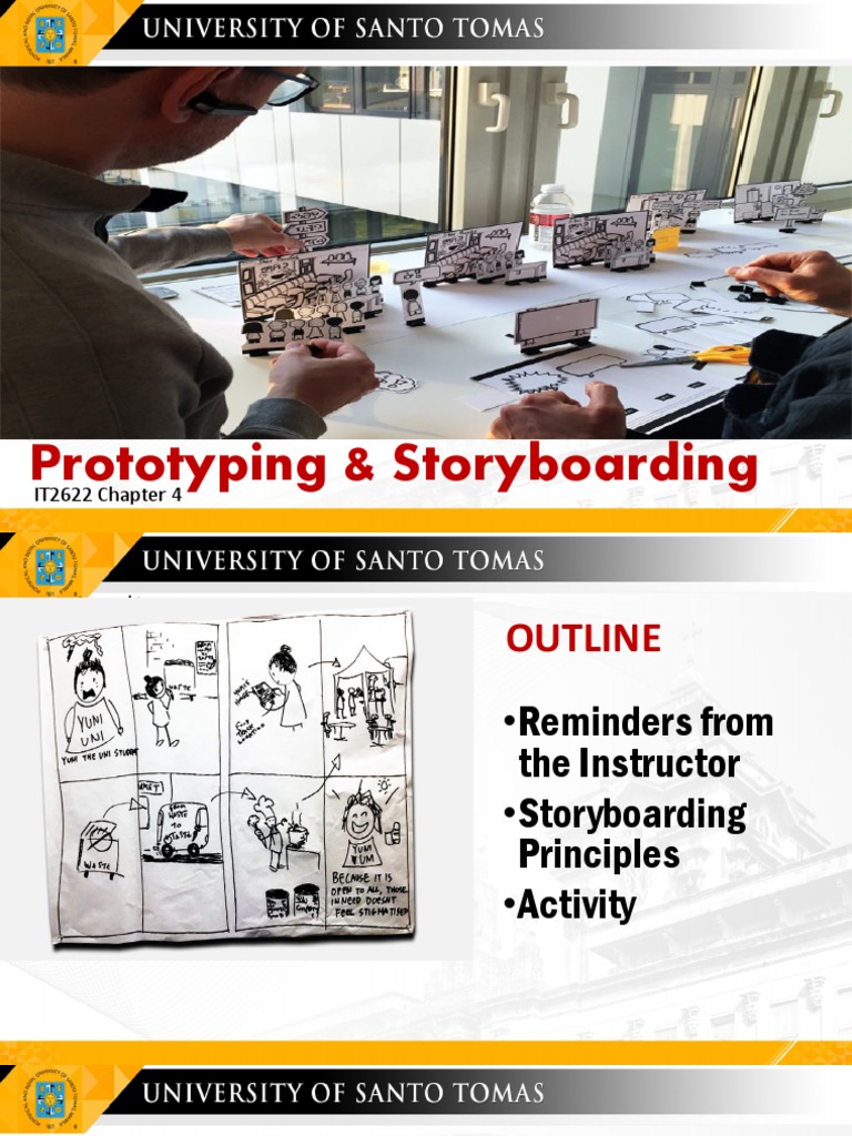 Prototyping & Storyboarding: IT2622 Chapter 4 | PDF | Software ...