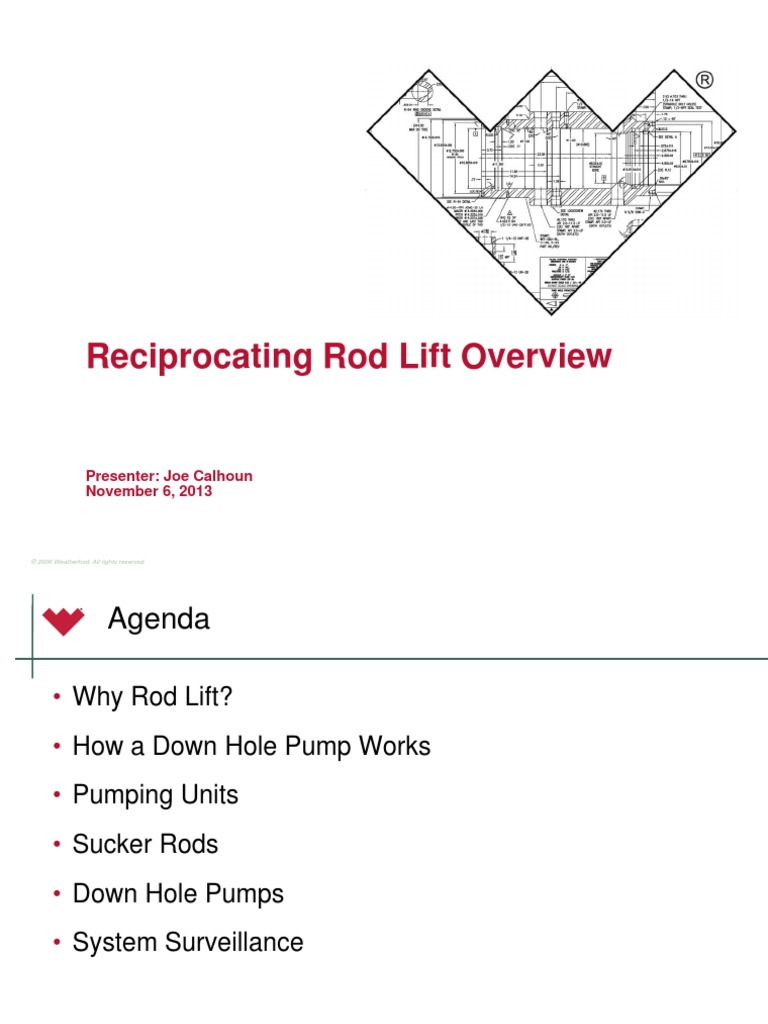 Weatherford Artificial Lifts Reciprocating Rod Lift Overview | PDF ...