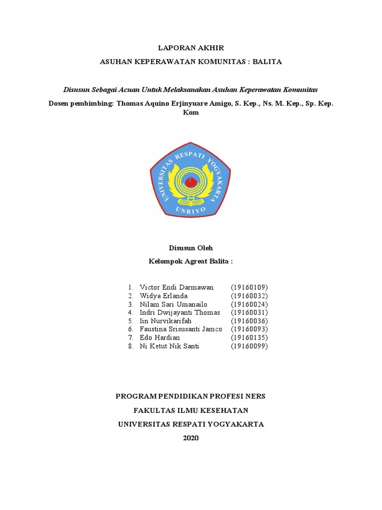 Laporan Akhir Komunitas 02 | PDF