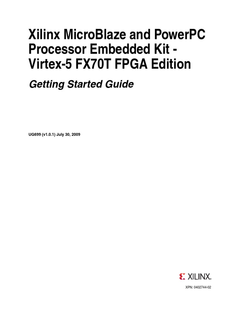 Xilinx Microblaze and Powerpc Processor Embedded Kit - Virtex-5 Fx70T Fpga Edition | PDF | Field ...