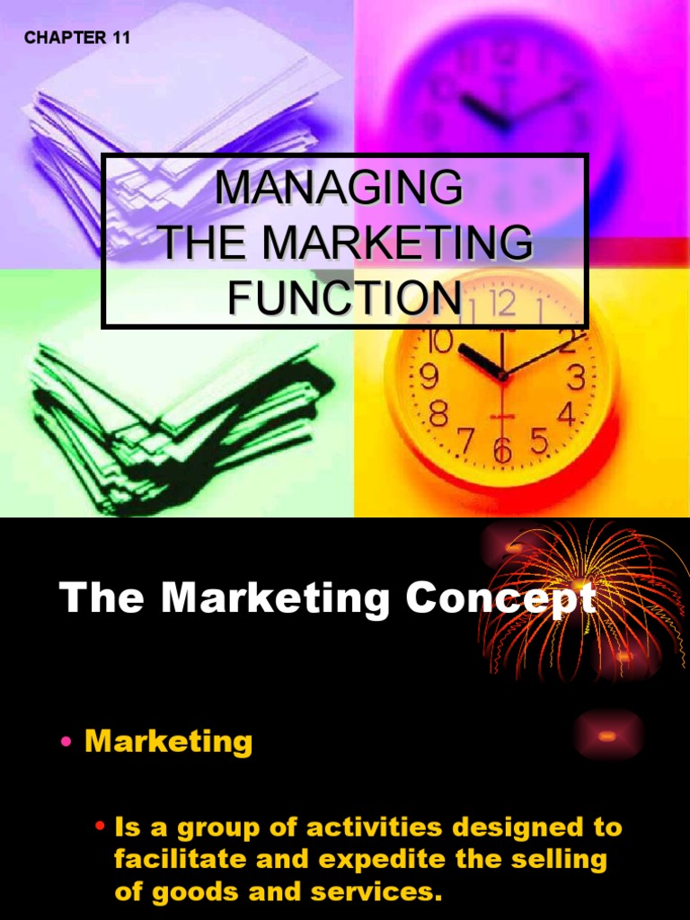 Managing The Marketing Function | PDF