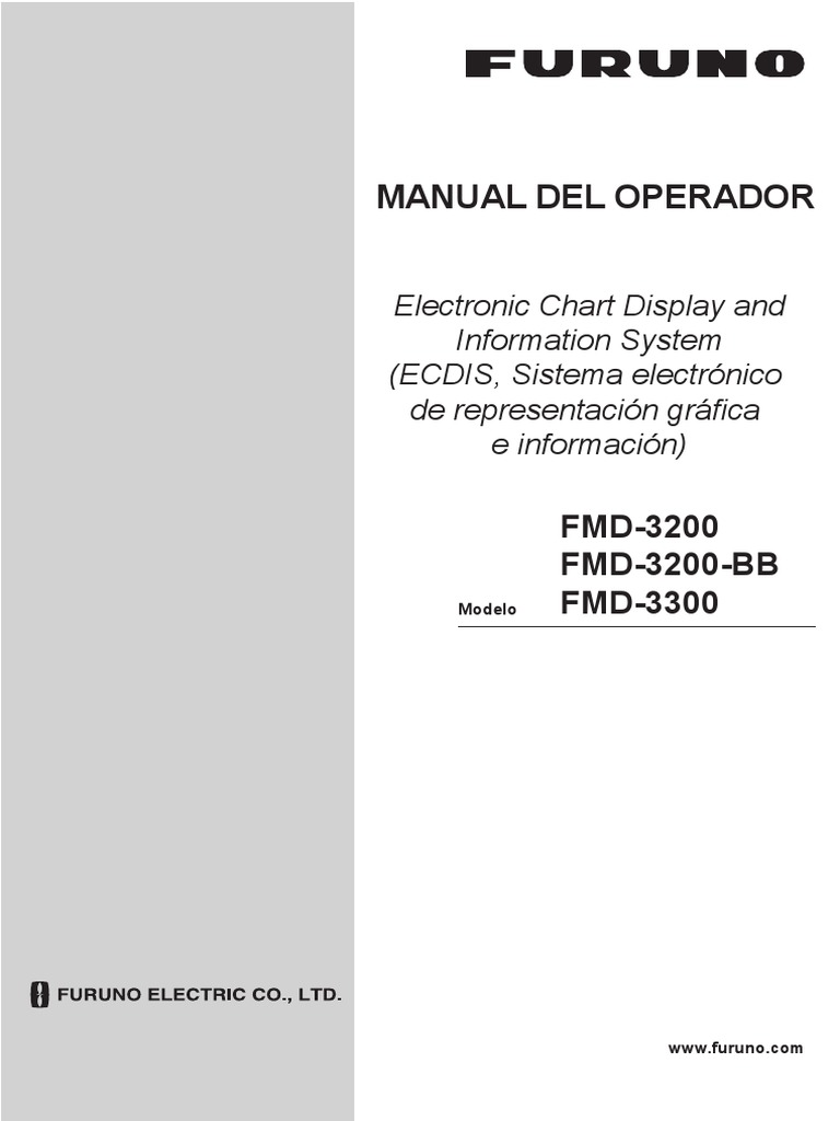 Ecdis Furuno FMD-3200 FMD-3200-BB FMD-3300 - Manual Del Operador | PDF ...