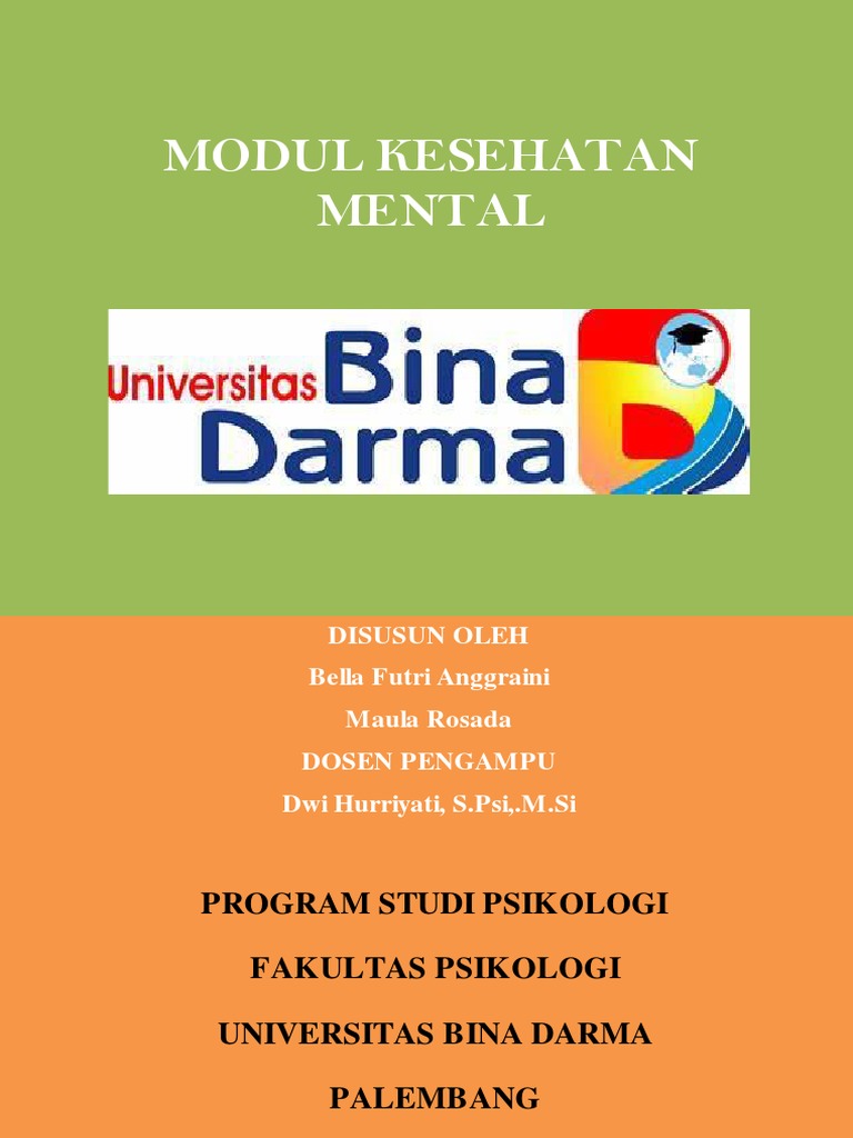Modul Kesehatan Mental | PDF