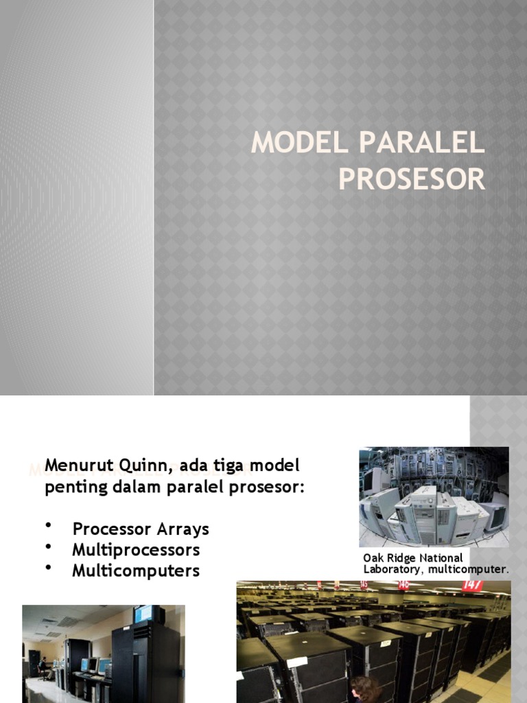 Model Paralel Prosesor | PDF | Parallel Computing | Input/Output