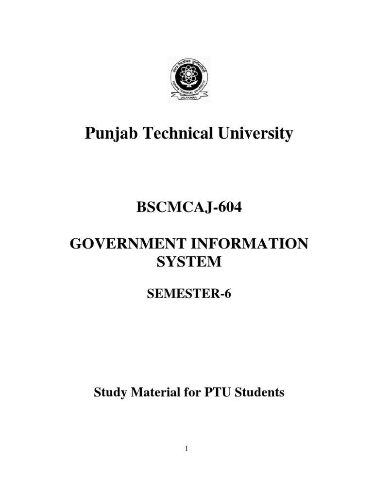 Government Information System Overview | PDF | Public Relations | Press ...