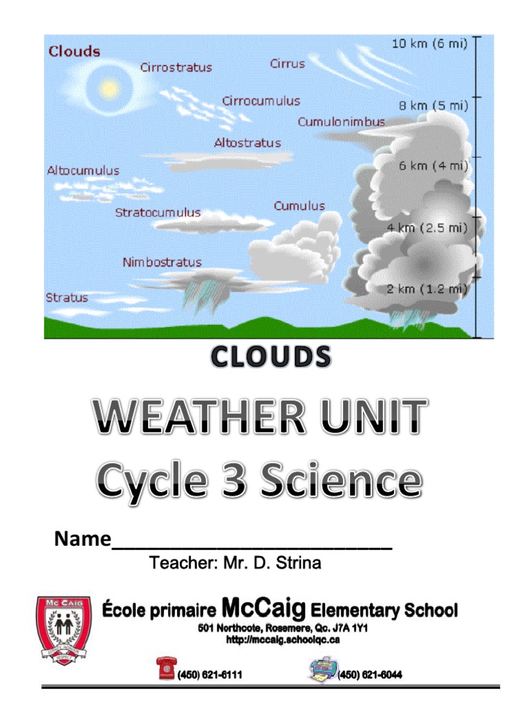 Weather Unit | PDF | Cloud | Transparent Materials