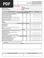 7-Point Ctpat Container Inspection Checklist: Container Number ...