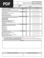 Lifting-Lashing Gear Inspection Checklist | PDF | Rope | Manufactured Goods