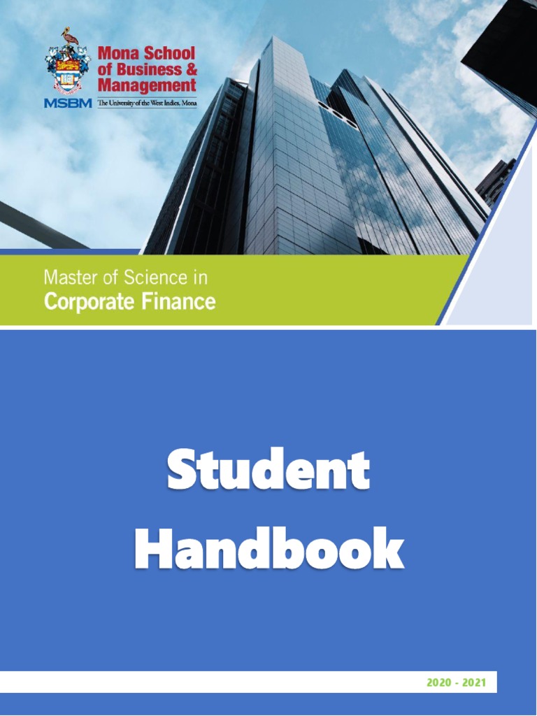 MSC Corporate Finance Handbook 2020 - 2021 | PDF | Valuation (Finance ... MSC Corporate Finance Handbook 2020 - 2021 | PDF | Valuation (Finance ...