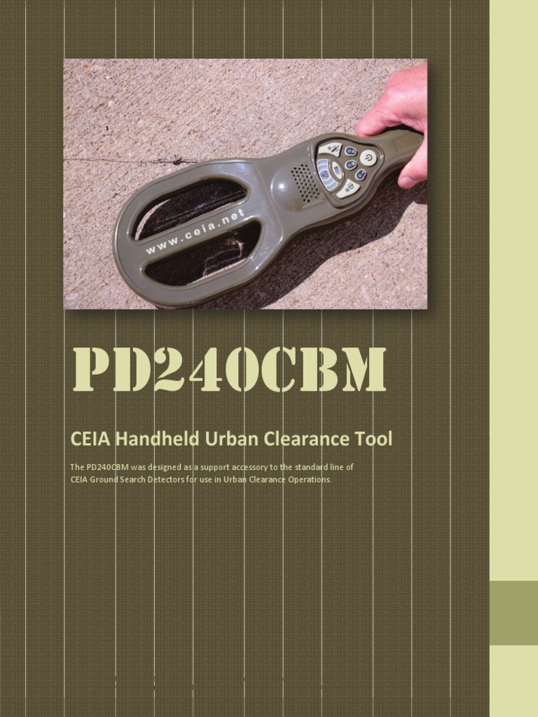 CEIA - PD240CBM - Fact Sheet - EN | PDF | Equipment | Manufactured Goods