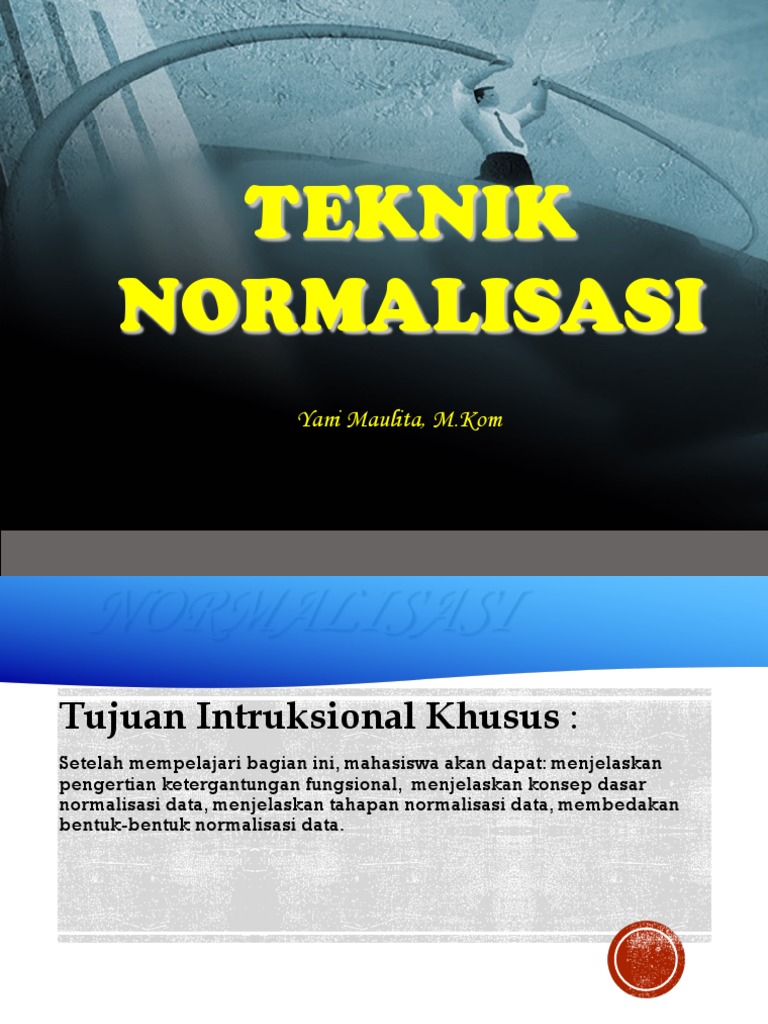 Pertemuan 6 Teknik Normalisasi | PDF