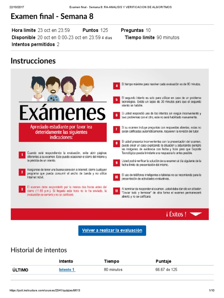 Evaluación - Examen Final Semana 8 | PDF | Algoritmos | Matemáticas ... Evaluación - Examen Final Semana 8 | PDF | Algoritmos | Matemáticas ...