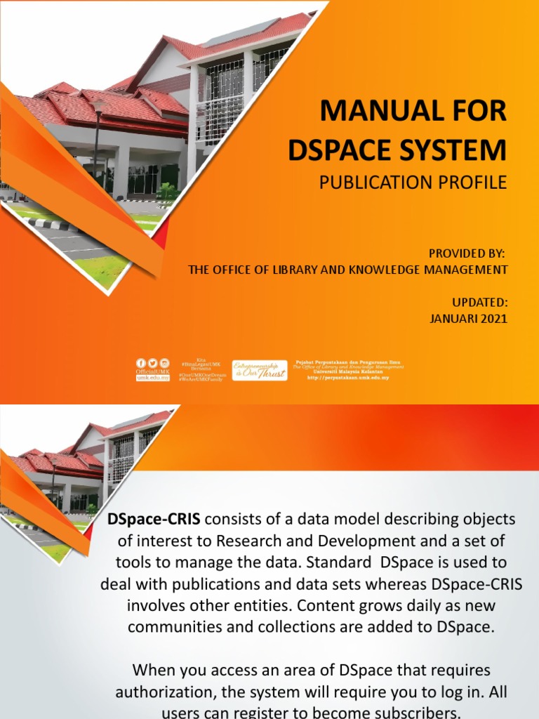 Manual For Dspace 11012021 | PDF | Metadata | Computer File