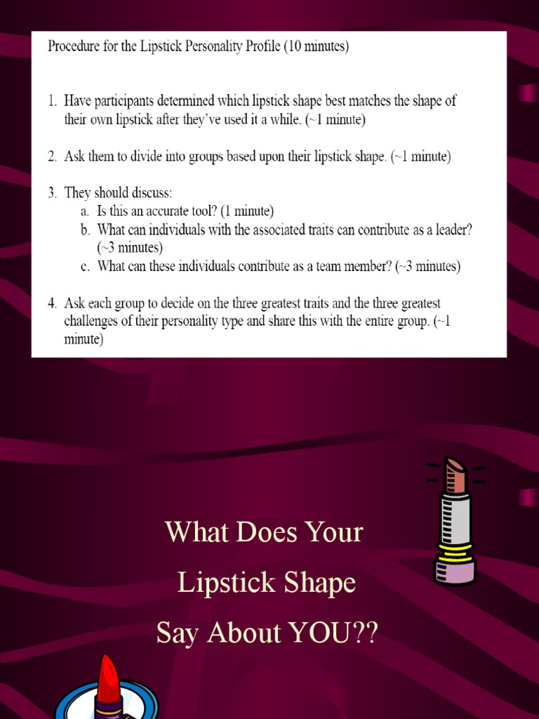 Ice Breaker - Lipstick | PDF