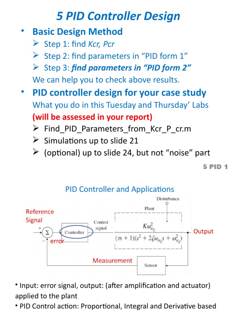 5 PID Controller Design | PDF | Control Theory | Systems Theory