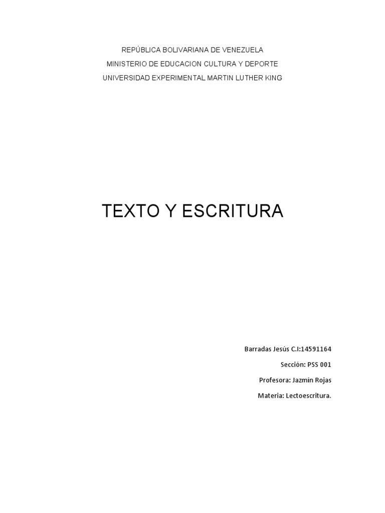 Lec Toes Cri Tura Trabajo | PDF | Historia | Libros para adolescentes