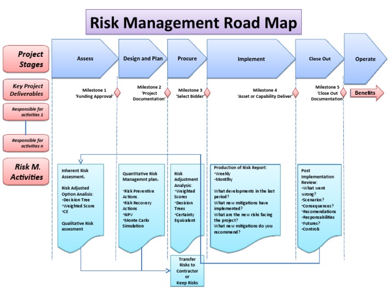 Risk Management Road Map Example | PDF | Risk | Business