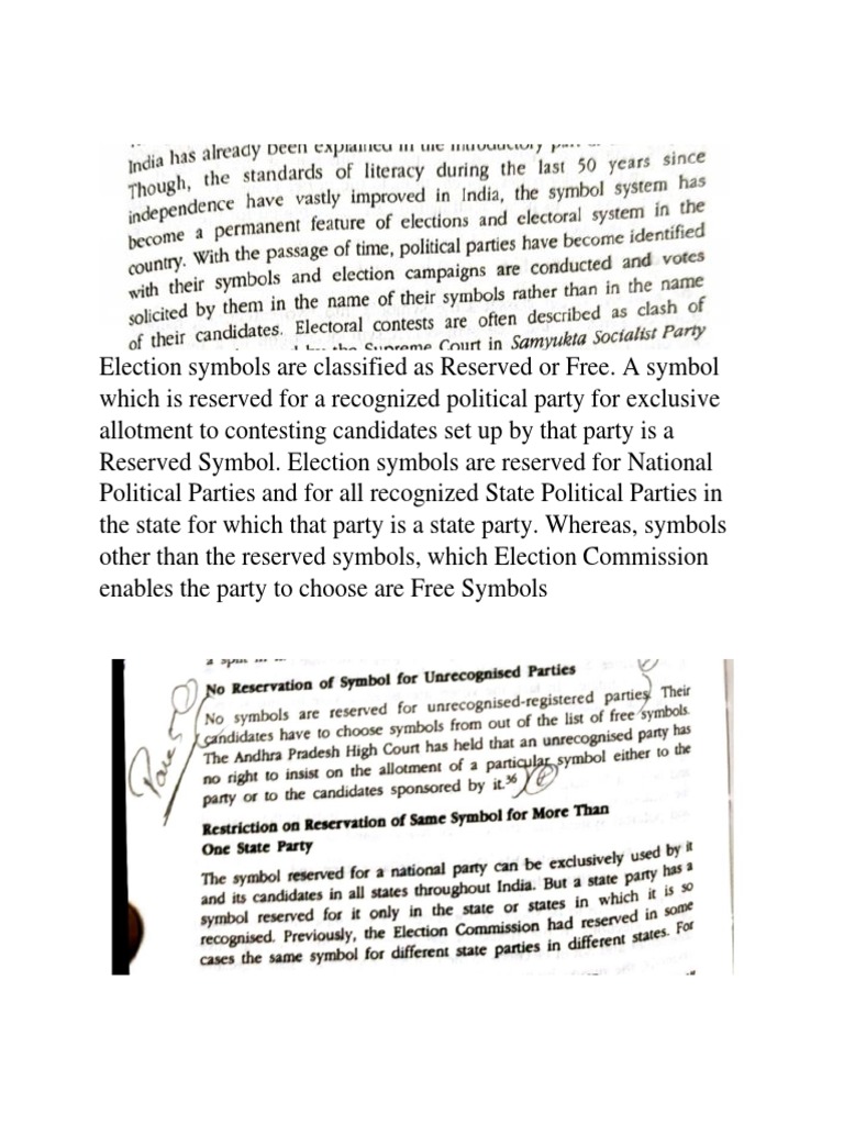 Election Symbols | PDF | Politics