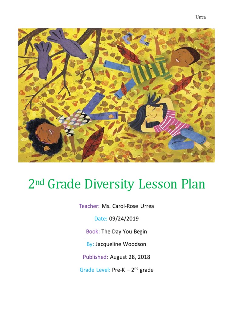 2 Grade Diversity Lesson Plan: Teacher | PDF | Lesson Plan | Communication