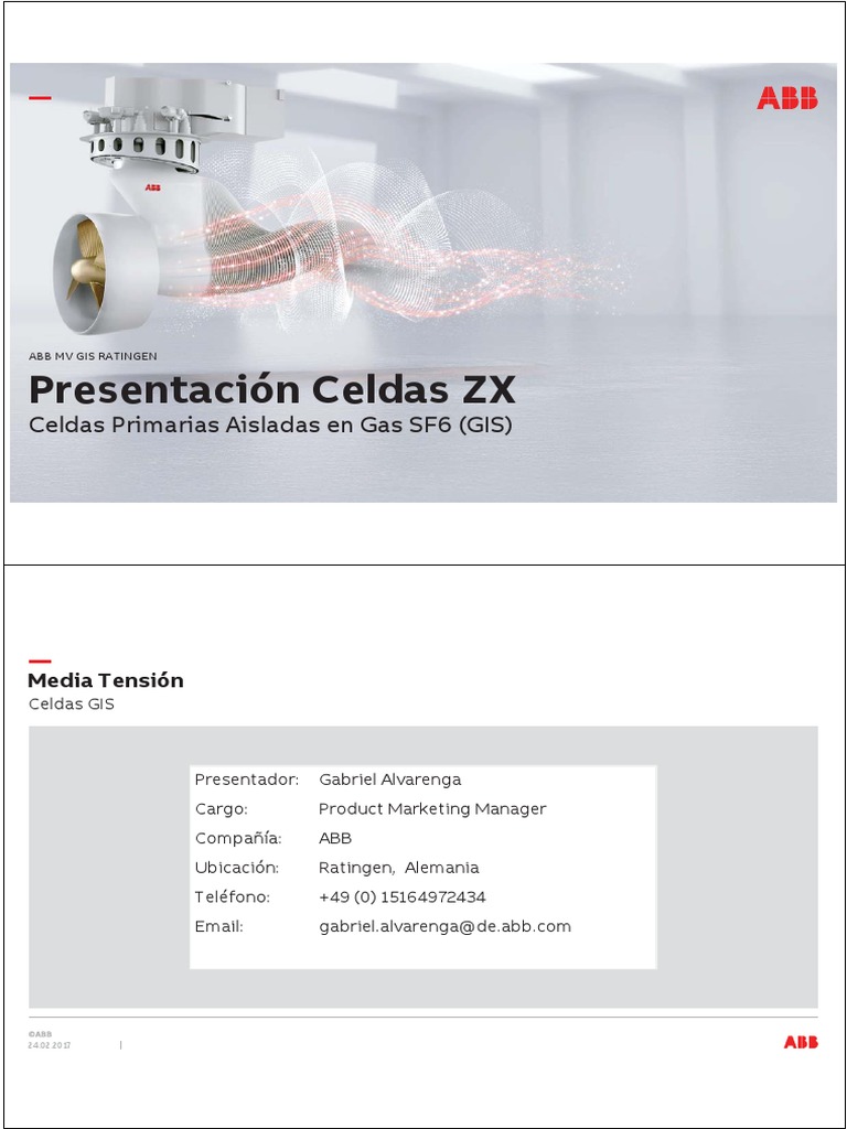 External ABB GIS ZX Family - Spanish | PDF | Ingeniería de ...
