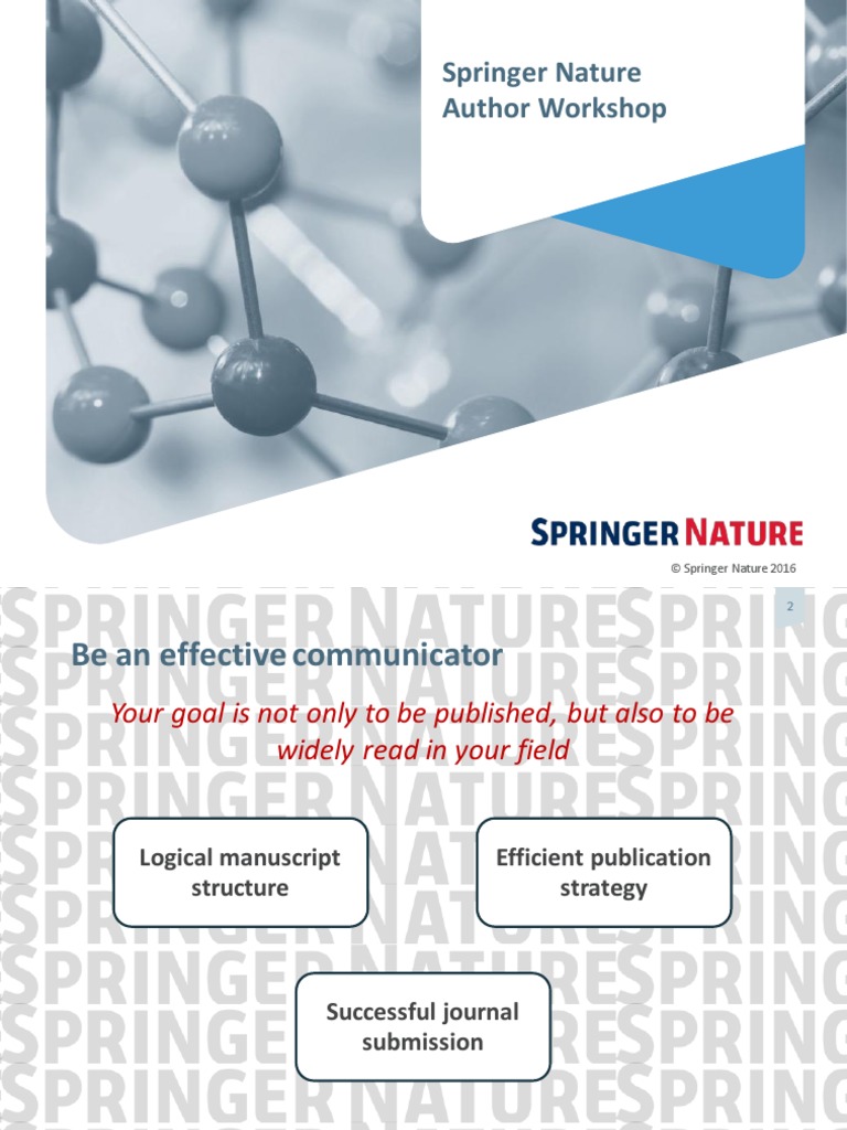 Springer Nature Webinar Slides | PDF | Academic Journal | Open Access