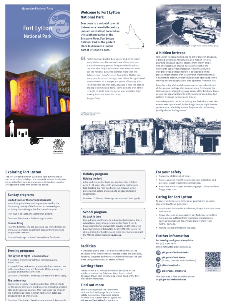 Fort Lytton Info Guide | PDF | Military | Warfare