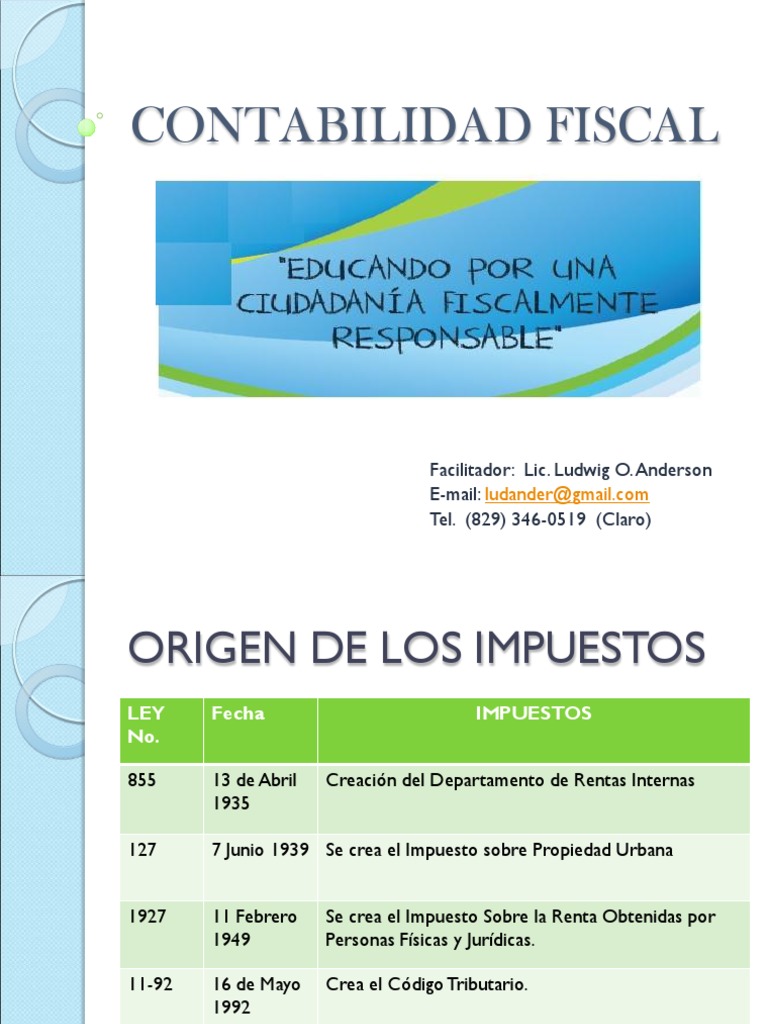 Contabilidad Fiscal | PDF | Impuestos | Contabilidad