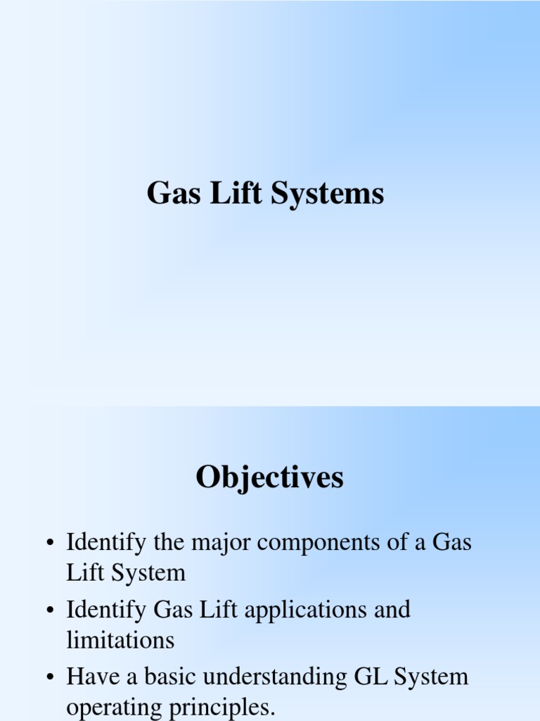 Gas Lift System | PDF | Hydraulics | Tools