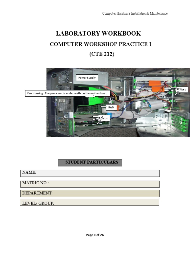 CTE 212 Comp Hardware | PDF | Information And Communications Technology ...