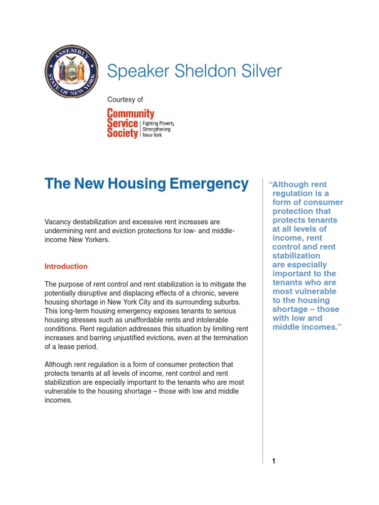 The New Housing Emergency | PDF | Affordable Housing | Landlord