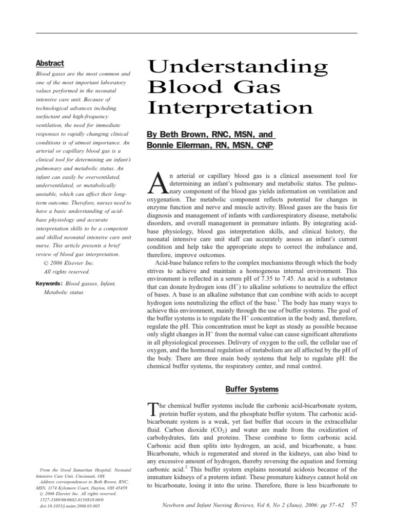 Brown2006. AGA | Download Free PDF | Buffer Solution | Hemoglobin
