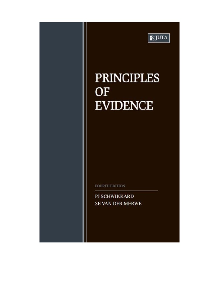 Principles of Evidence | PDF | Witness Impeachment | Hearsay