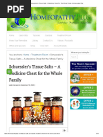Cell Salt Chart | PDF