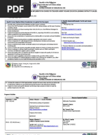 Indicative Program of Activities - Market Scoping 2025 | PDF