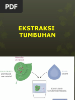 Ekstrak Dan Ekstraksi | PDF