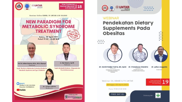 DR Johannes Wihanto Lemuel Undangan Seminar 24 Dan 25 April IDI | PDF