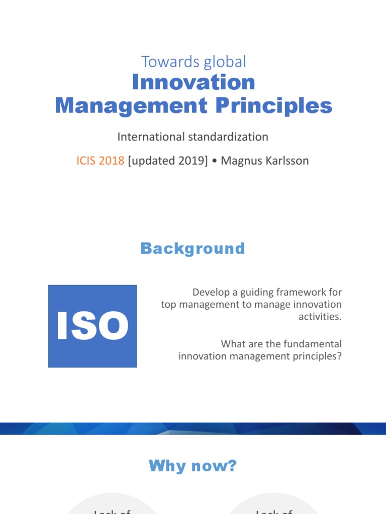 Innovation Management for Leaders | PDF | Innovation | International ...