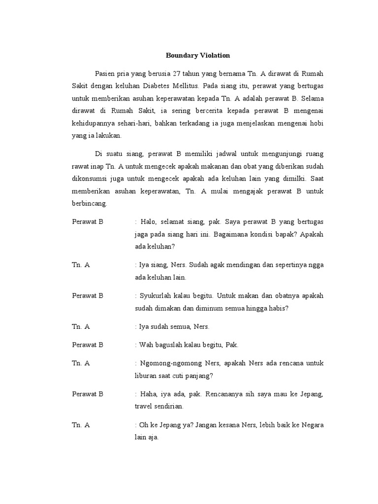 Boundary Violation | PDF