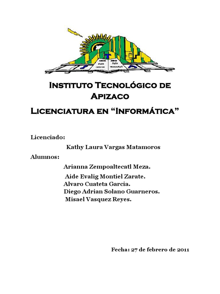 Instituto Tecnológico de Apizaco | PDF | Software | Planificación