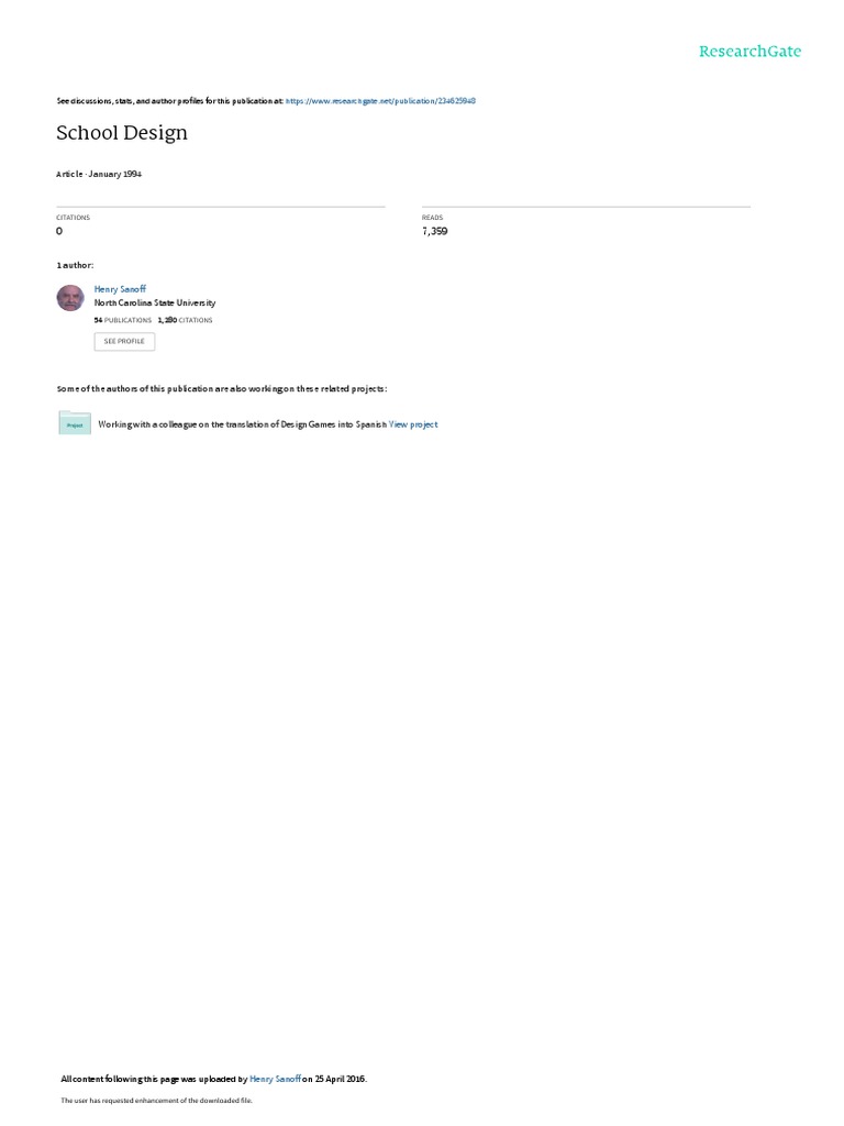 School Design | PDF | Classroom | Schools