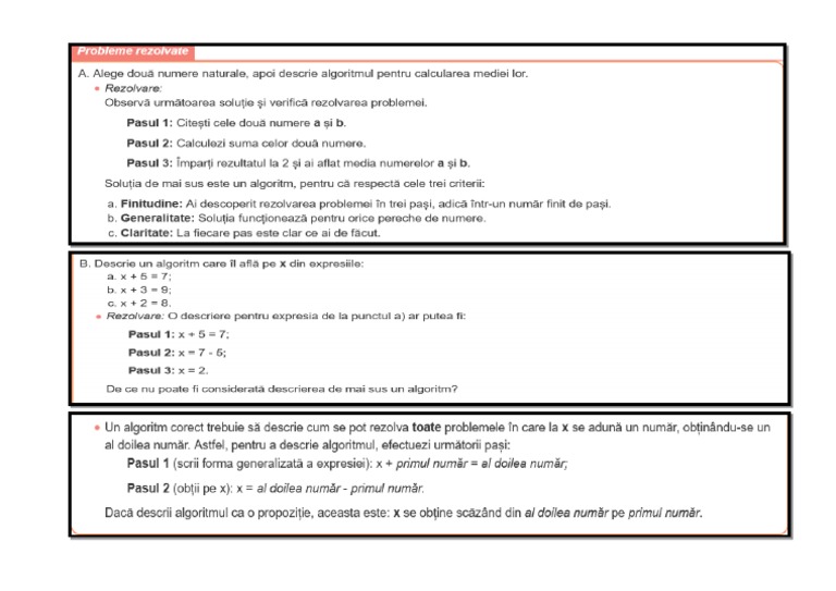 Exemple Algoritmi | PDF