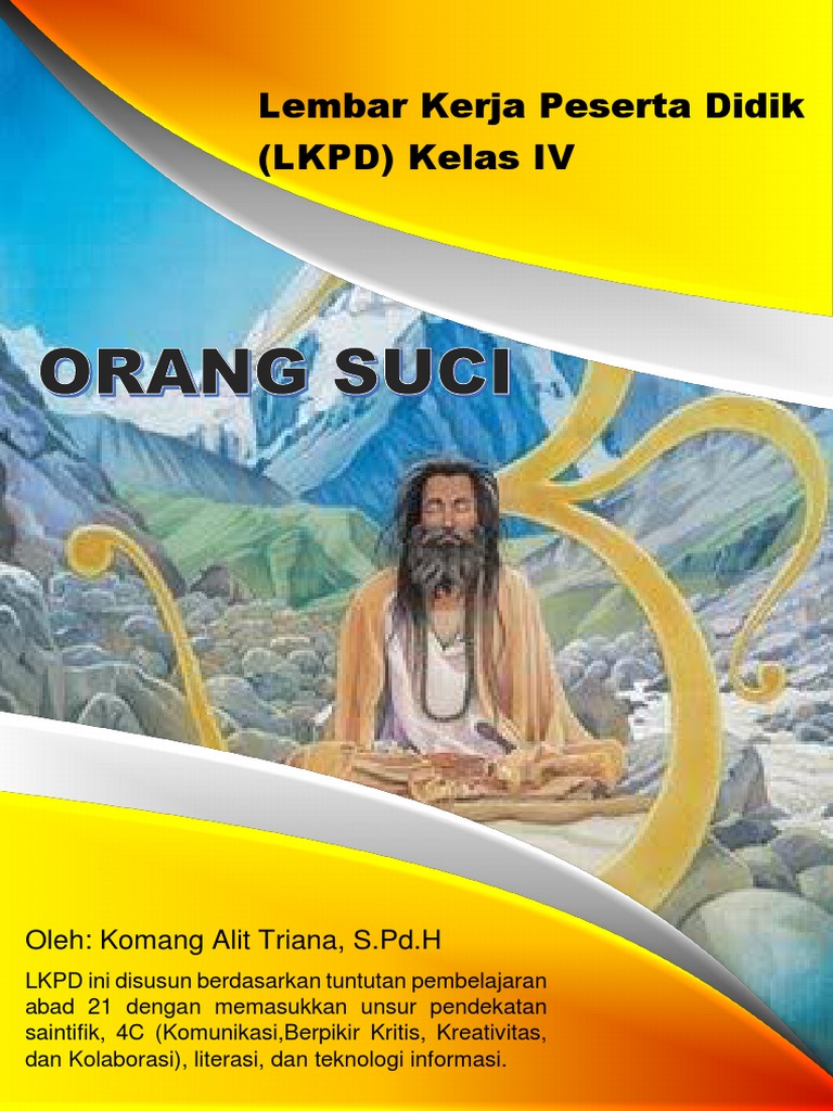 LKPD Mengenal Orang Suci Hindu Kelas IV | PDF | Karier & Perkembangan ...