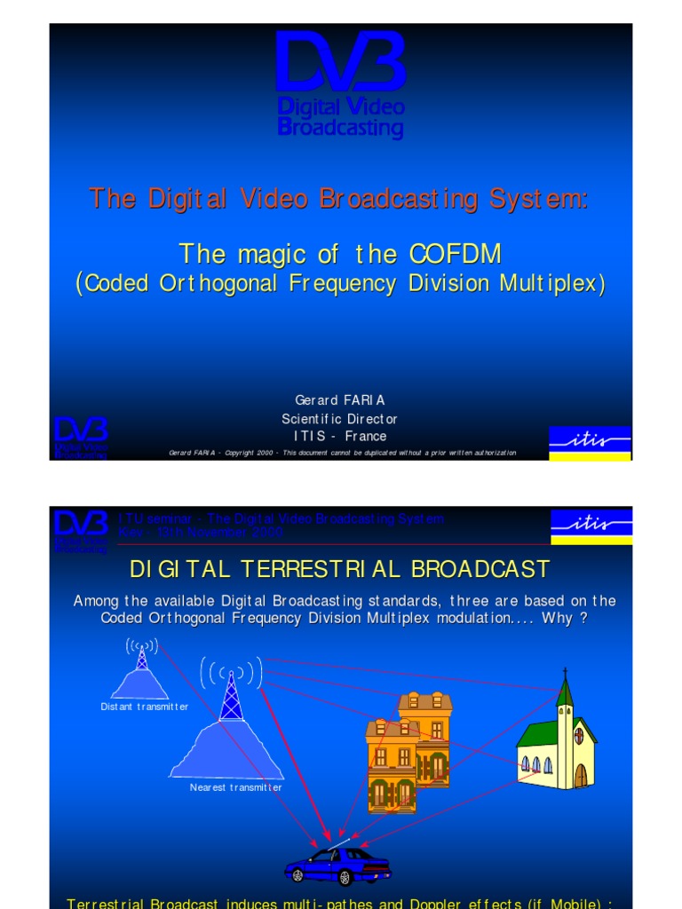 The Digital Video Broadcasting System: The Magic of The COFDM ( | PDF ...