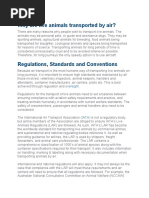 IATA Live Animal Container Requirements | PDF | Weaning | Door