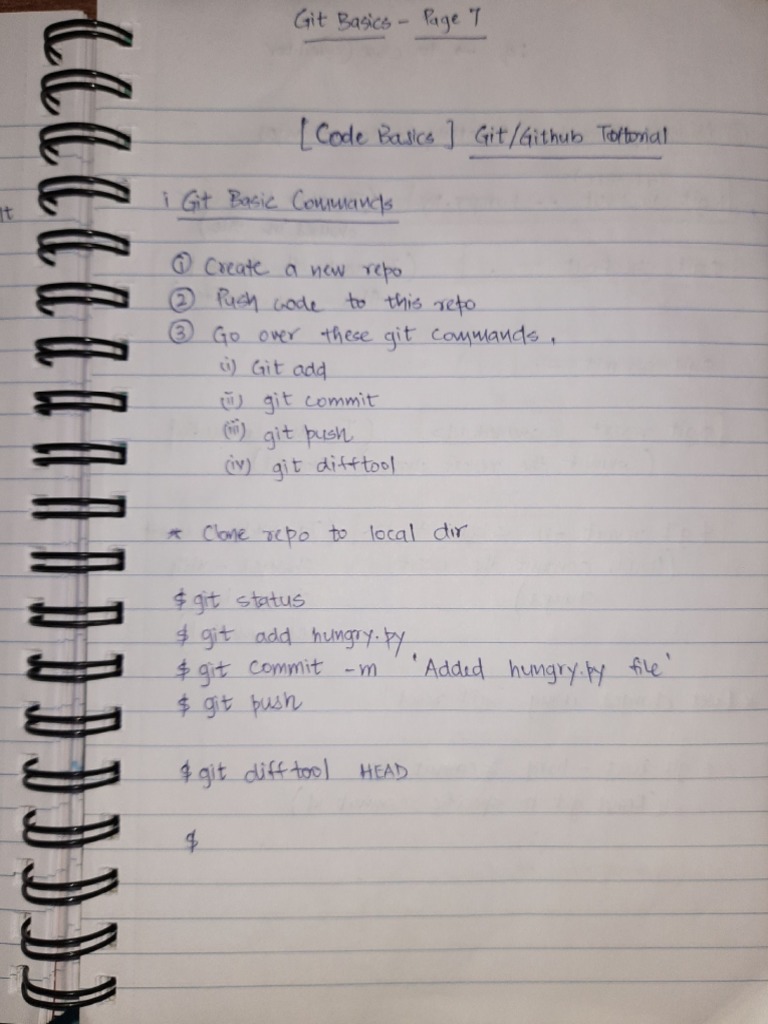 Code Basics - Github Tutorial | PDF