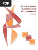 SEZ DTA Procurement Guide | PDF | Software | Finance & Money Management