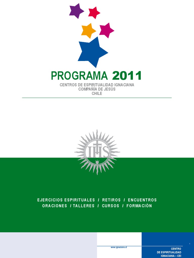 Programa CEI único | PDF | Ignacio de Loyola | Ejercicios espirituales de Ignacio de Loyola