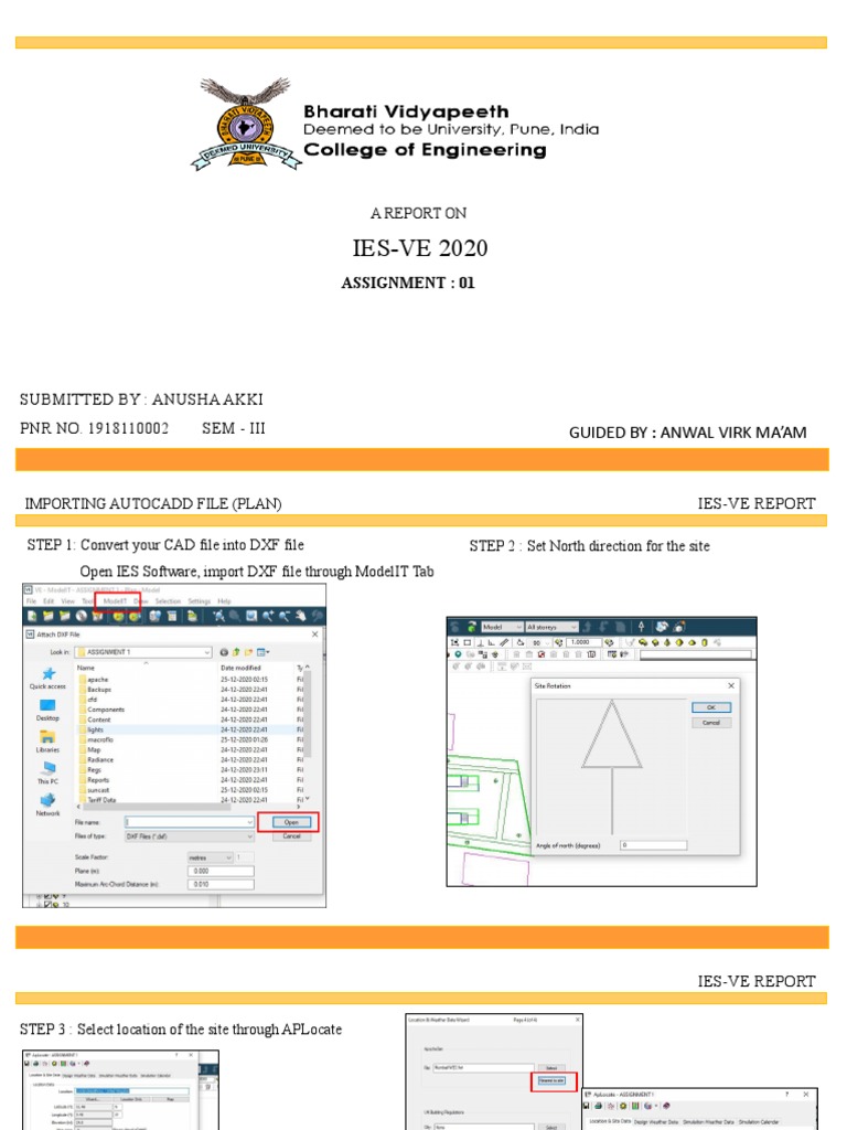 IES-VE 2020: Guided By: Anwal Virk Ma'Am | PDF | Solar Energy | Wall
