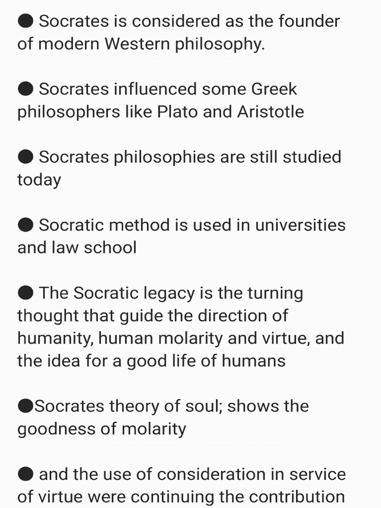 Legacy of Socrates - 210504 - 032132 | PDF