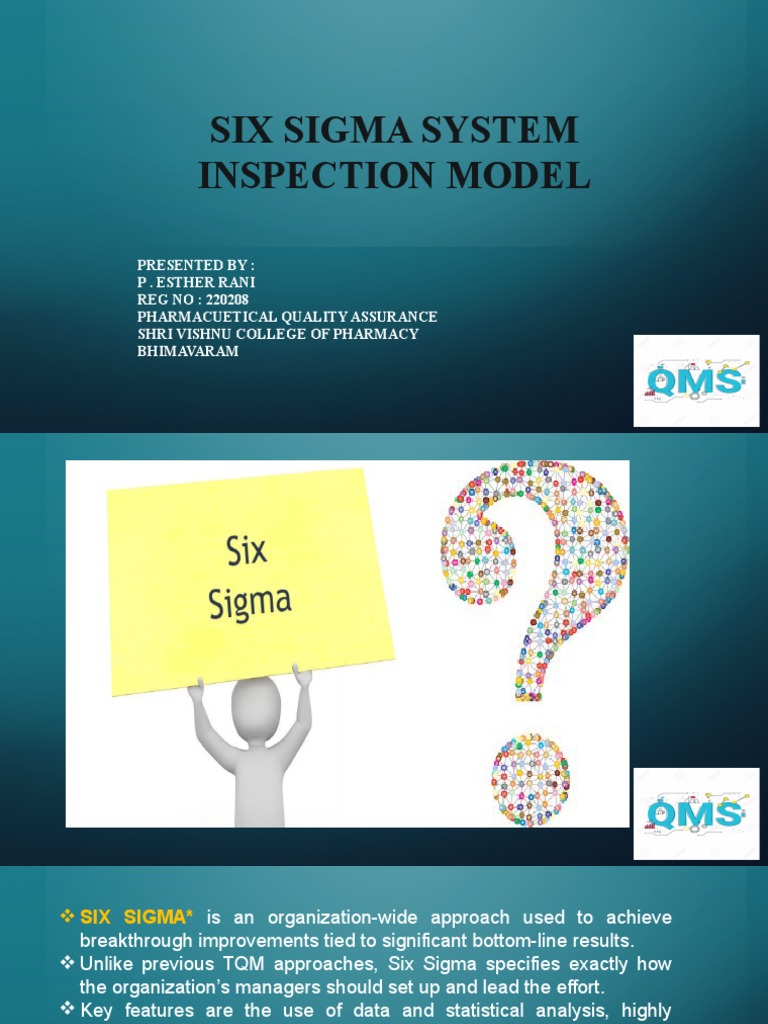 A Six Sigma Quality Inspection Model for the Pharmaceutical Industry ...